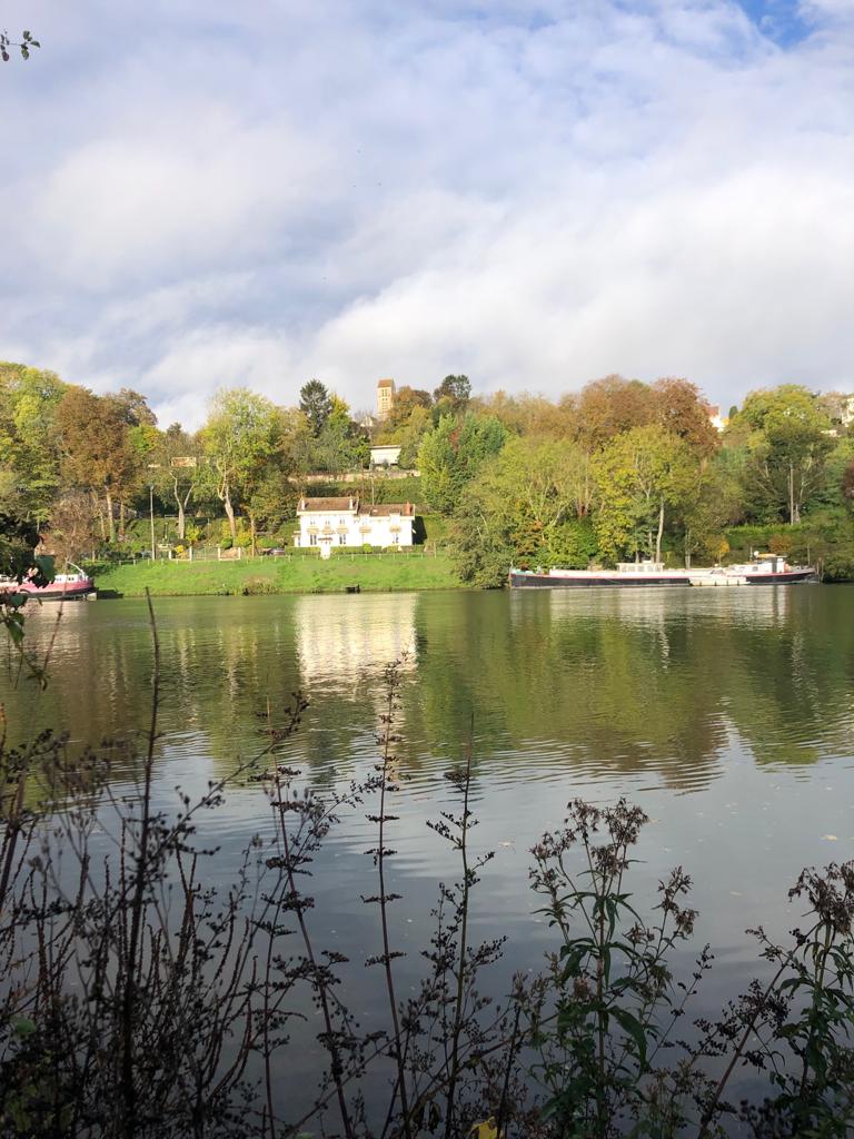Seine Port le 20 octobre 2022 avec Roger. Photos Isabelle - Rando Moissy